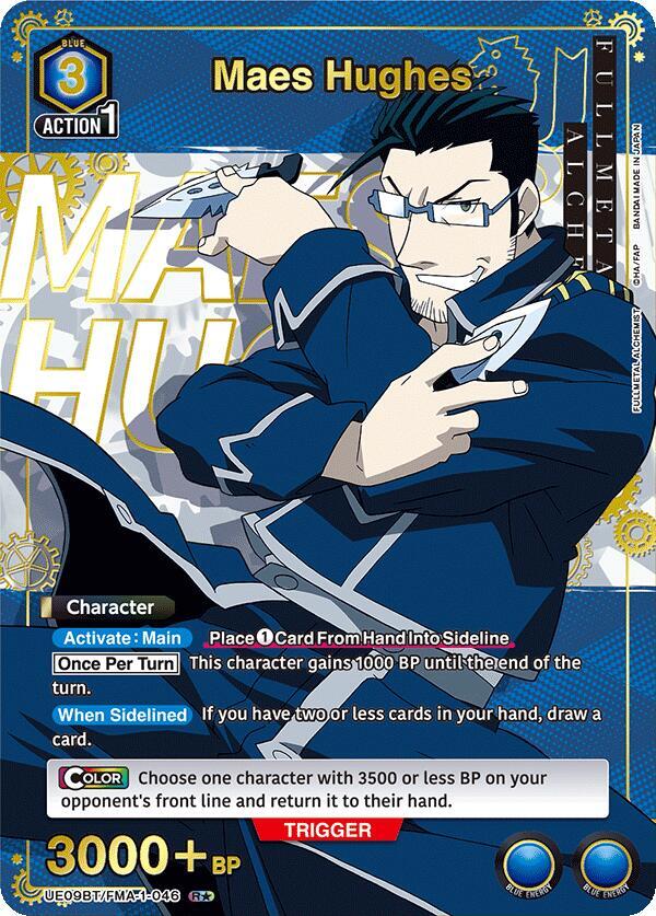 Maes Hughes (046) (R*) - UE09BT: FULLMETAL ALCHEMIST - Union Arena - TCGplayer.com