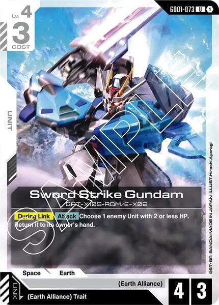 Sword Strike Gundam - Newtype Rising - Gundam Card Game - TCGplayer.com