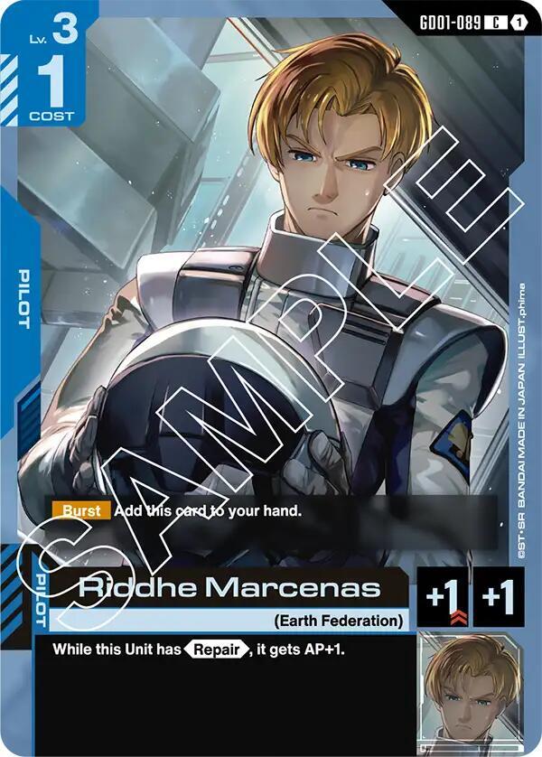 Riddhe Marcenas - Newtype Rising - Gundam Card Game - TCGplayer.com