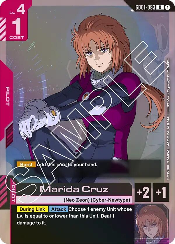 Marida Cruz - Newtype Rising - Gundam Card Game - TCGplayer.com