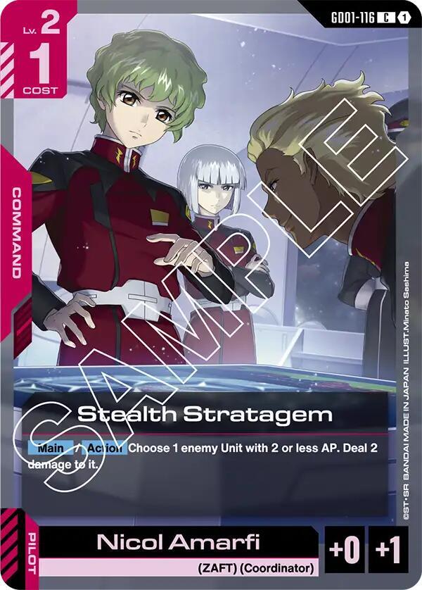 Stealth Stratagem - Newtype Rising - Gundam Card Game - TCGplayer.com