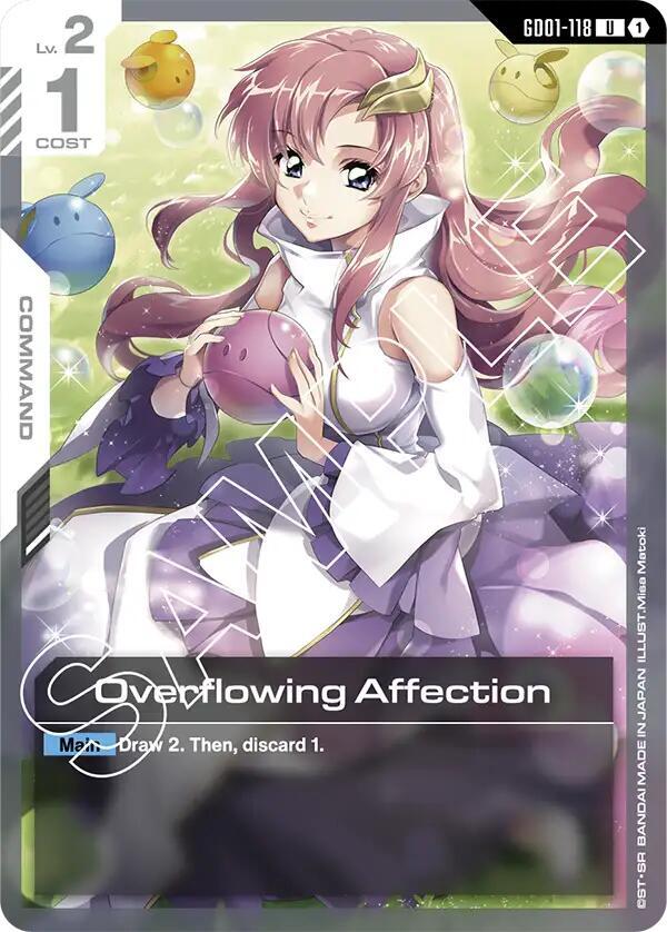 Overflowing Affection - Newtype Rising - Gundam Card Game - TCGplayer.com
