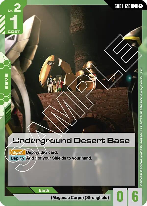 Underground Desert Base - Newtype Rising - Gundam Card Game - TCGplayer.com