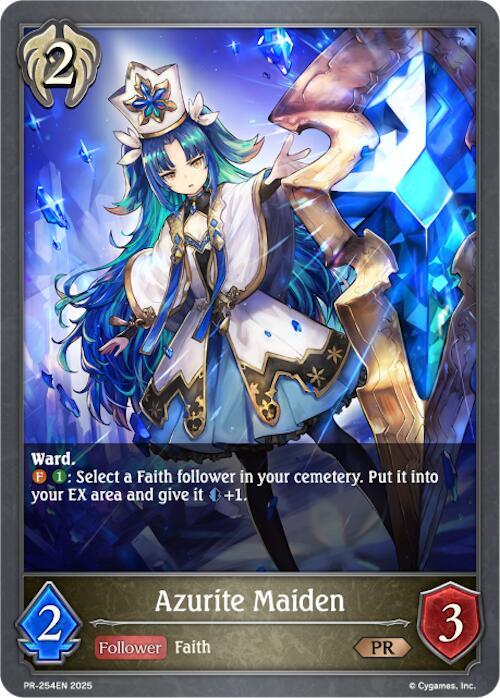 Azurite Maiden - Shadowverse: Evolve Promo Cards - Shadowverse: Evolve ...