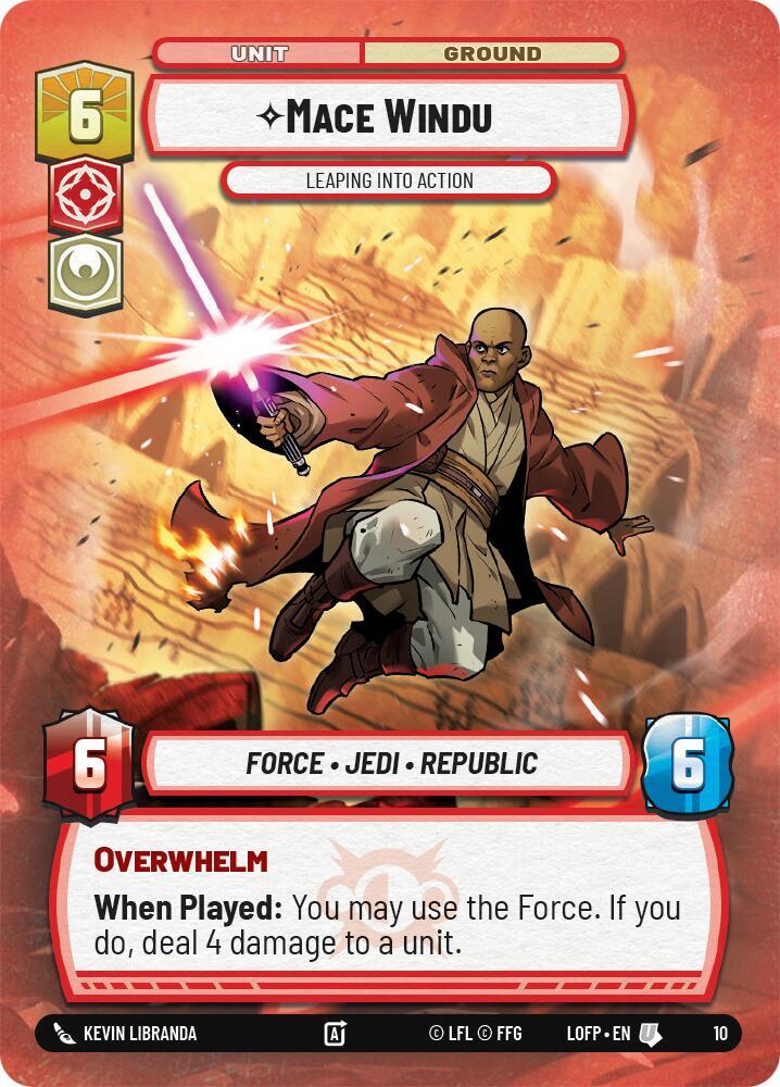 Mace Windu - Leaping into Action - Organized Play Promos - Star Wars ...