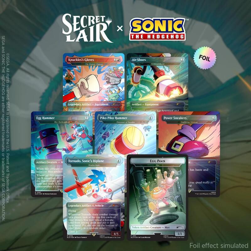 Secret Lair x Sonic the Hedgehog Superdrop: Chasing Adventure (Rainbow ...