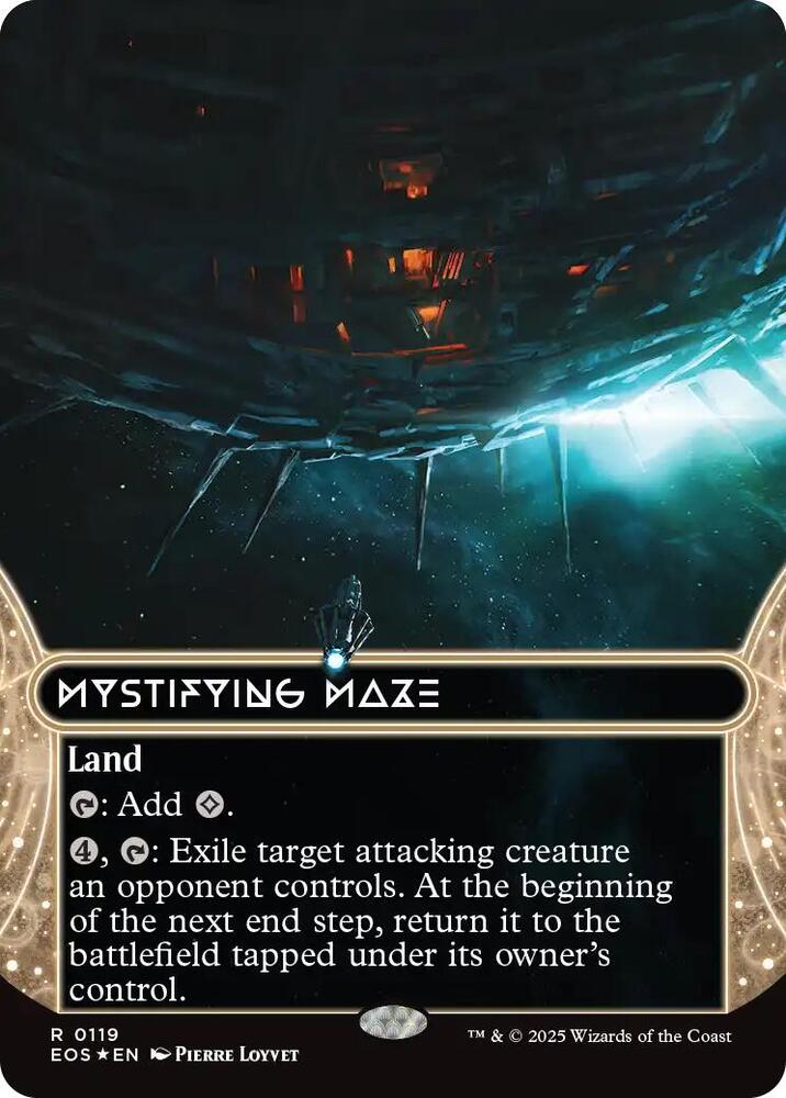 Mystifying Maze (0119) (Borderless) (Galaxy Foil) - Edge of Eternities: Stellar Sights - Magic ...