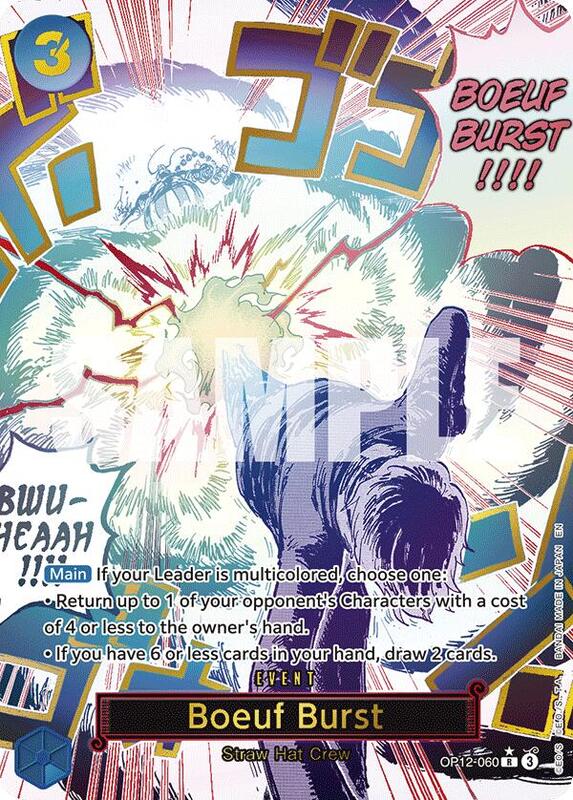 Boeuf Burst (Alternate Art) - Legacy of the Master - One Piece Card ...