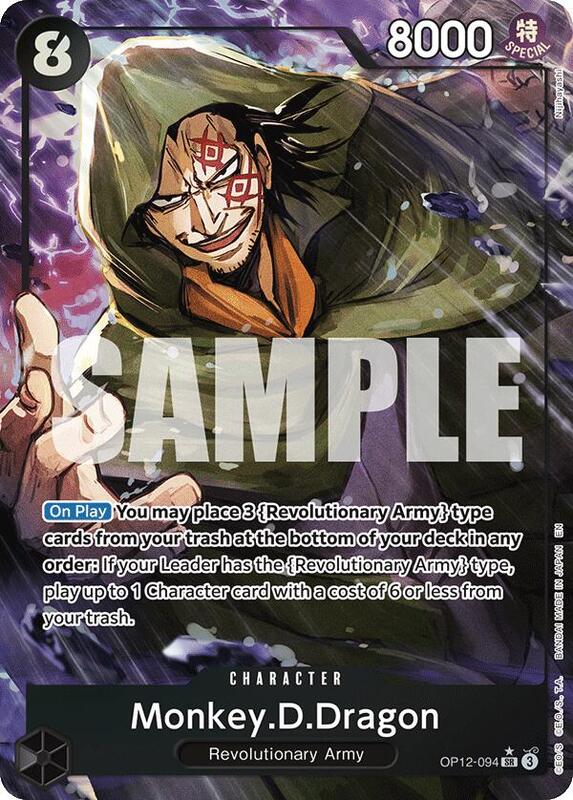 Monkey.D.Dragon (Alternate Art) - Legacy of the Master - One Piece Card ...