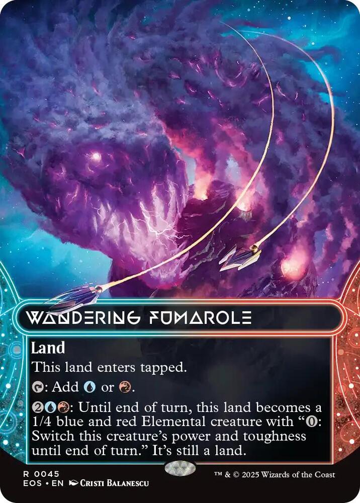 Wandering Fumarole (0045) (Borderless) - Edge of Eternities: Stellar ...