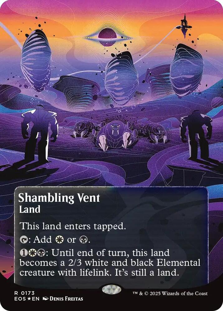 Shambling Vent (0173) (Borderless) (Galaxy Foil) - Edge of Eternities: Stellar Sights - Magic ...