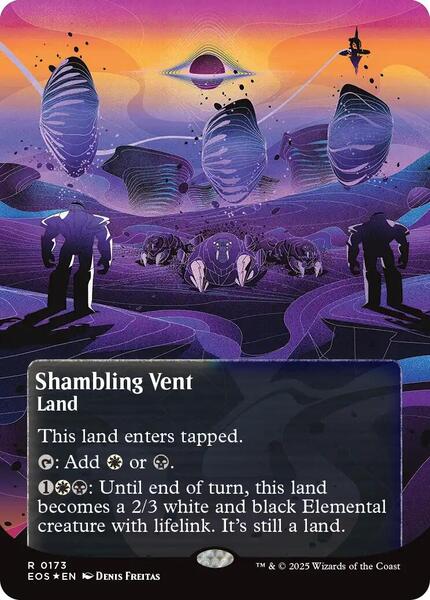 Shambling Vent (0173) (Borderless) (Galaxy Foil) - Edge of Eternities ...