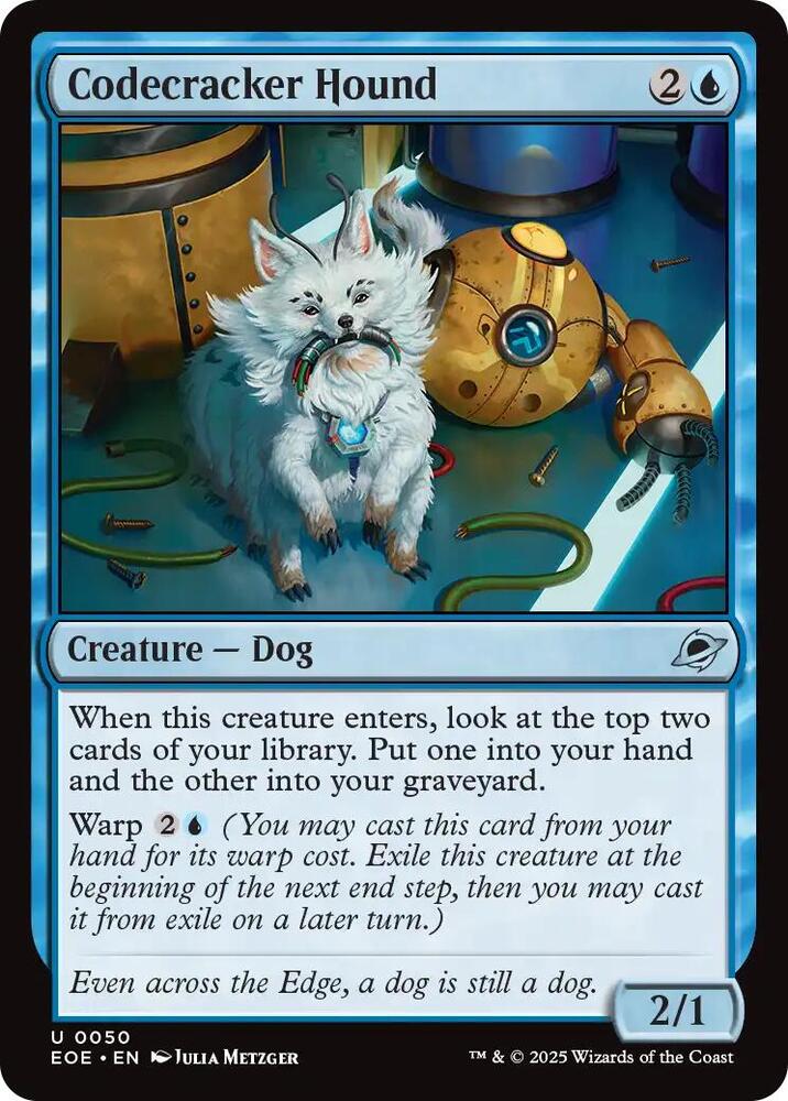 Codecracker Hound - Edge of Eternities - Magic: The Gathering ...