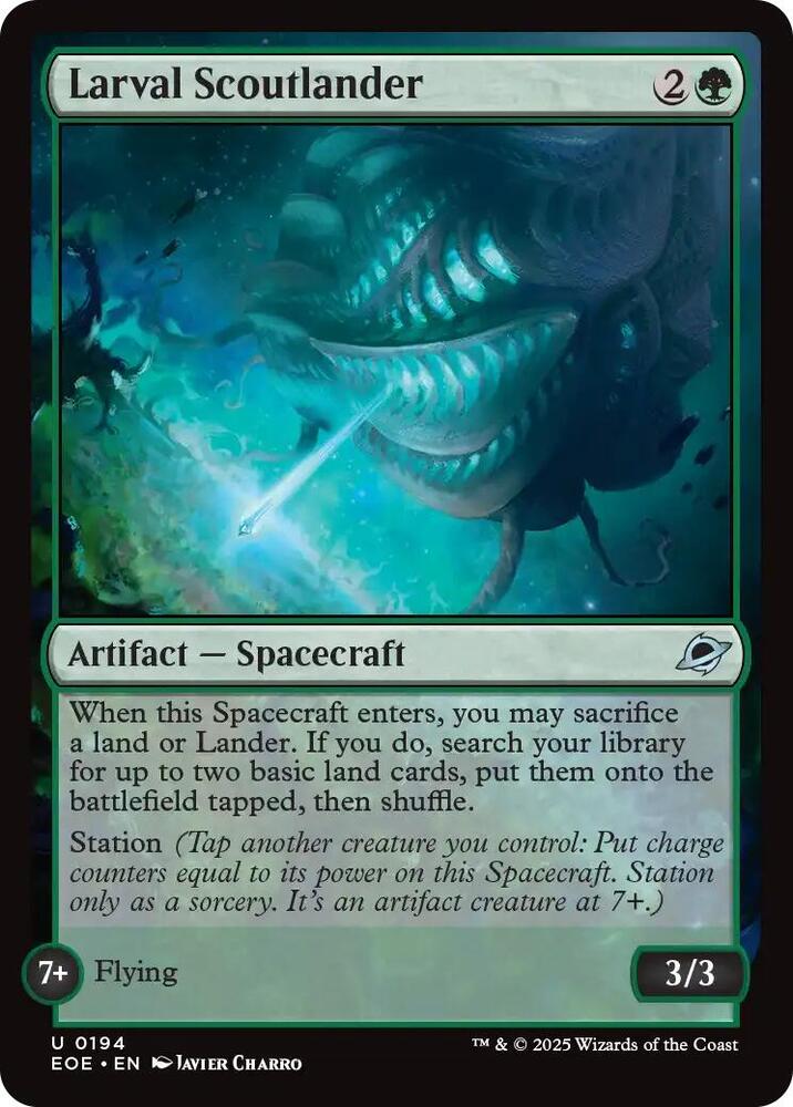 Larval Scoutlander - Edge of Eternities - Magic: The Gathering ...