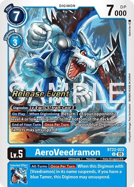 AeroVeedramon - Cyber Eden Release Event Cards - Digimon Card Game - TCGplayer.com