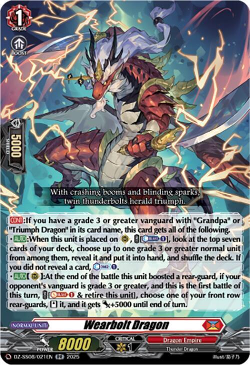 Wearbolt Dragon - DZ-SS08: Festival Booster 2025 - Cardfight Vanguard - TCGplayer.com