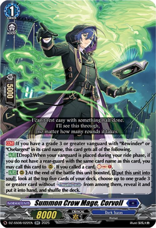 Summon Crow Mage, Corvoll - DZ-SS08: Festival Booster 2025 - Cardfight Vanguard - TCGplayer.com