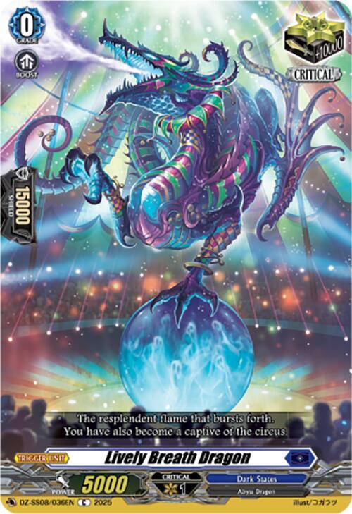 Lively Breath Dragon - DZ-SS08: Festival Booster 2025 - Cardfight Vanguard - TCGplayer.com