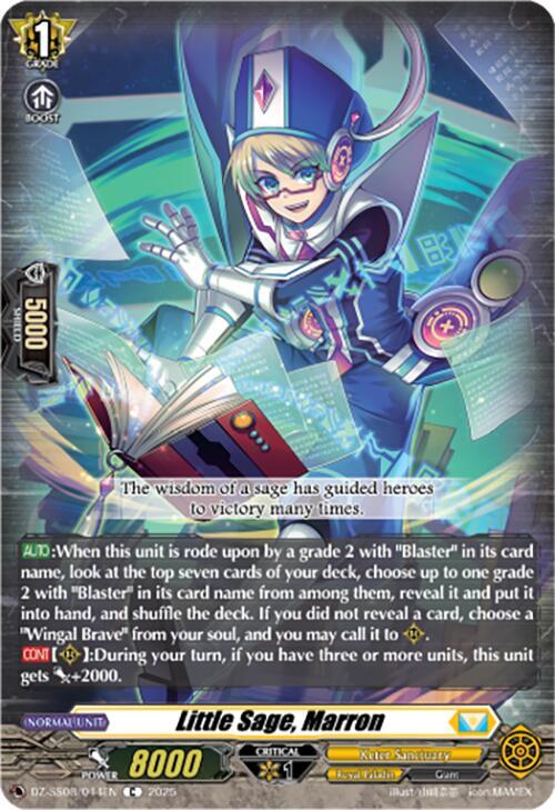 Little Sage, Marron - DZ-SS08: Festival Booster 2025 - Cardfight Vanguard - TCGplayer.com