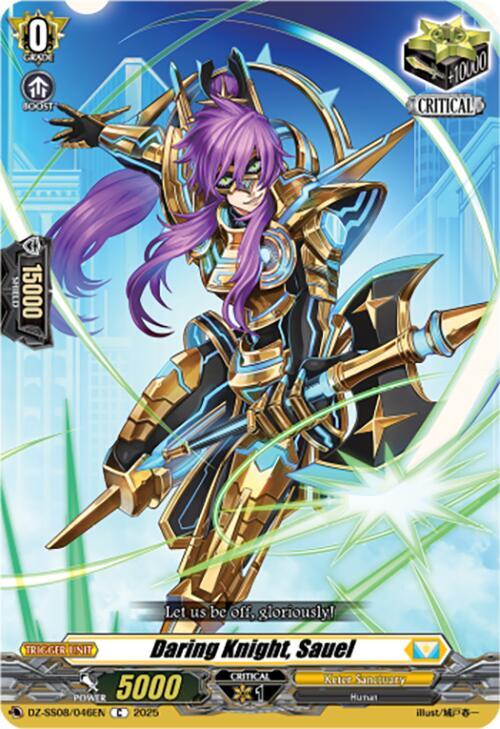 Daring Knight, Sauel - DZ-SS08: Festival Booster 2025 - Cardfight Vanguard - TCGplayer.com