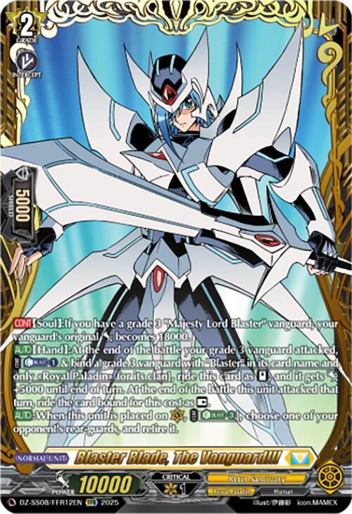 Blaster Blade, The Vanguard!!! (FFR) - DZ-SS08: Festival Booster 2025 - Cardfight Vanguard ...