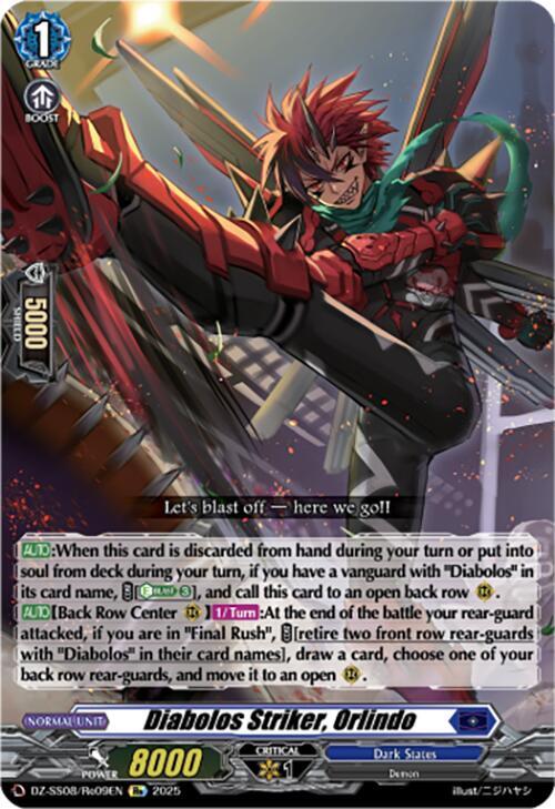 Diabolos Striker, Orlindo - DZ-SS08: Festival Booster 2025 - Cardfight Vanguard - TCGplayer.com