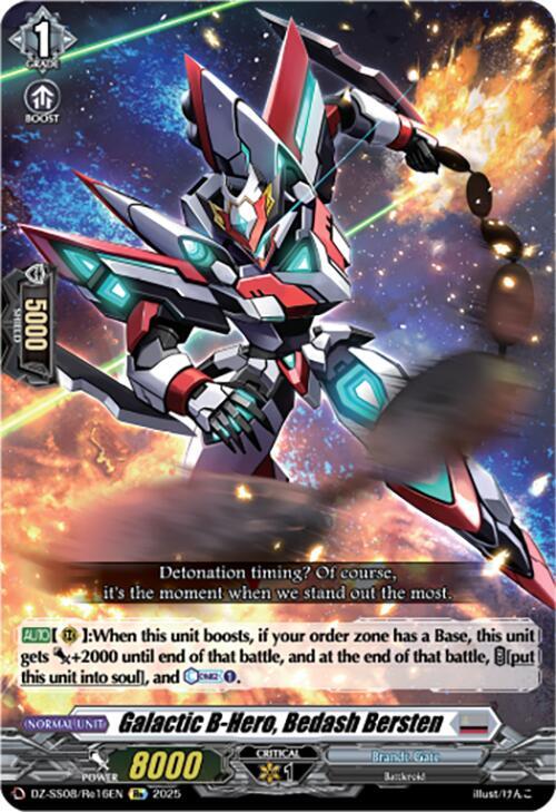 Galactic B-Hero, Bedash Bersten - DZ-SS08: Festival Booster 2025 - Cardfight Vanguard ...