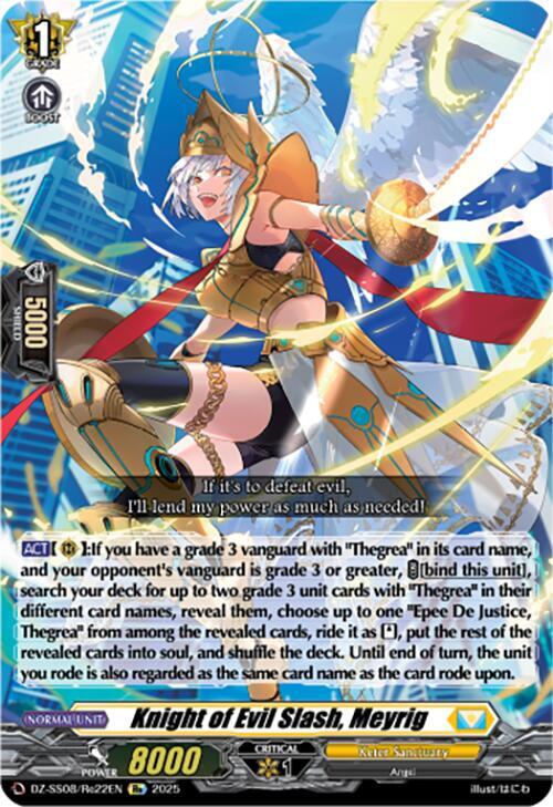 Knight of Evil Slash, Meyrig - DZ-SS08: Festival Booster 2025 - Cardfight Vanguard - TCGplayer.com
