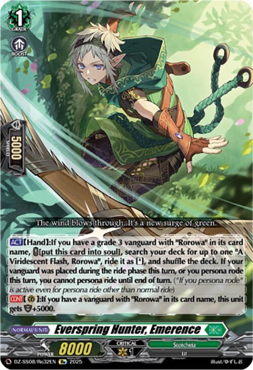 Everspring Hunter, Emerence - DZ-SS08: Festival Booster 2025 - Cardfight Vanguard - TCGplayer.com