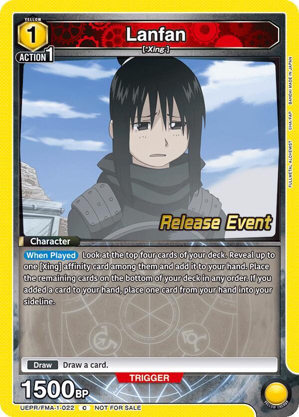 Lanfan (022) - UE09BT: FULLMETAL ALCHEMIST Release Event Cards - Union ...