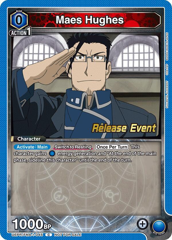 Maes Hughes (045) - UE09BT: FULLMETAL ALCHEMIST Release Event Cards ...
