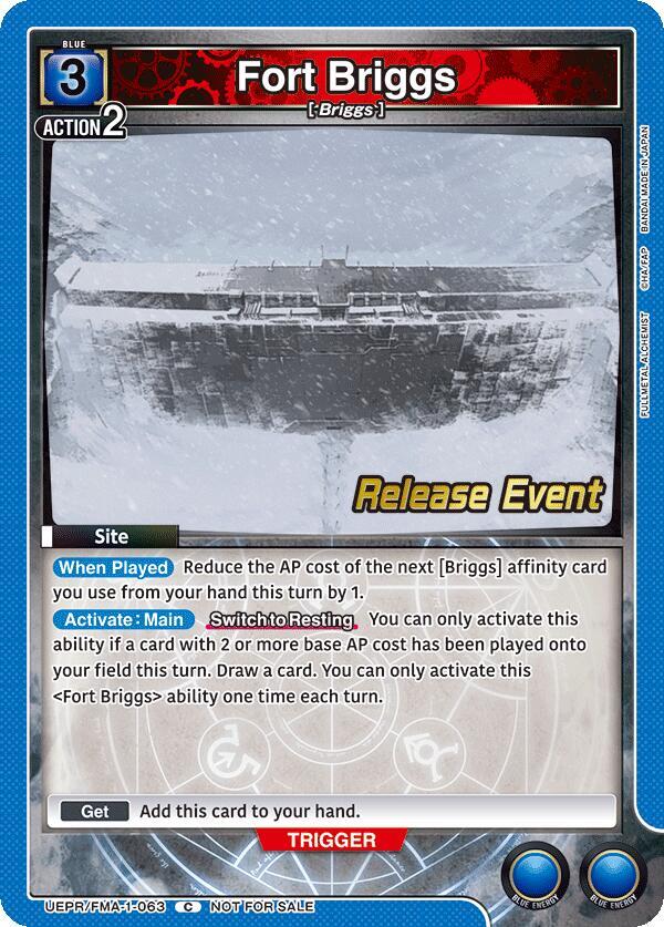 Fort Briggs - UE09BT: FULLMETAL ALCHEMIST Release Event Cards - Union ...