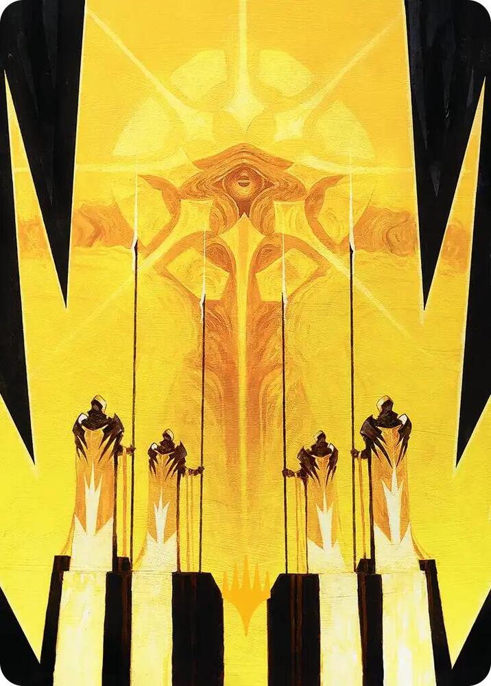 Hardlight Containment Art Card (Gold-Stamped Planeswalker Symbol) - Art ...