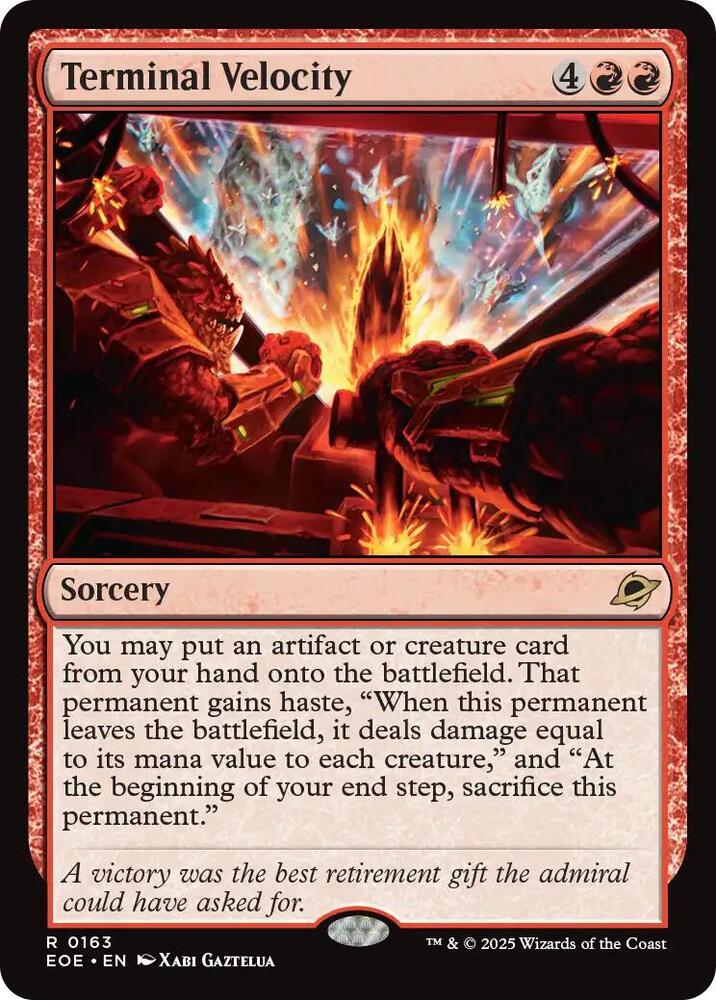 Terminal Velocity - Edge of Eternities - Magic: The Gathering ...