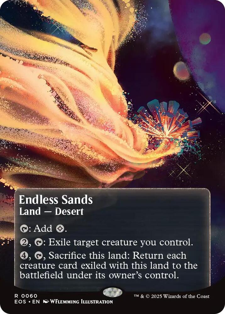 Endless Sands (0060) (Borderless) - Edge of Eternities: Stellar Sights - Magic: The Gathering ...