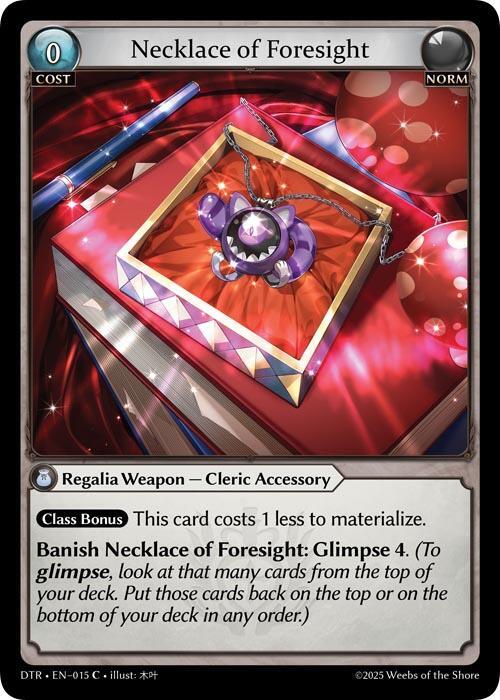 Necklace of Foresight - Distorted Reflections - Grand Archive TCG ...