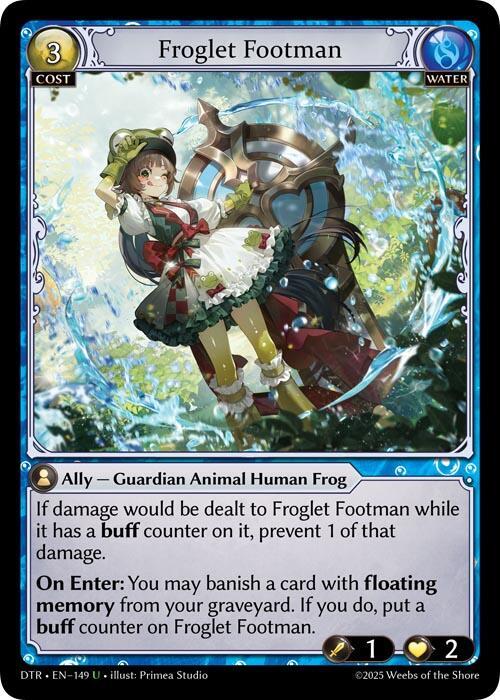 Froglet Footman - Distorted Reflections - Grand Archive TCG - TCGplayer.com