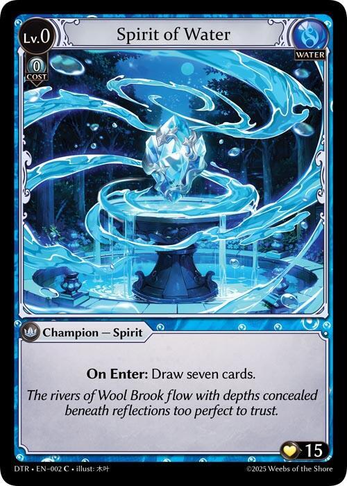 Spirit of Water - Distorted Reflections Starter Decks - Grand Archive ...