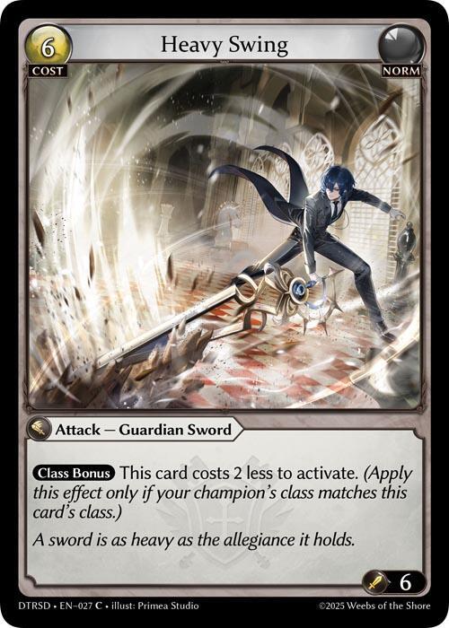 Heavy Swing - Distorted Reflections Starter Decks - Grand Archive TCG ...