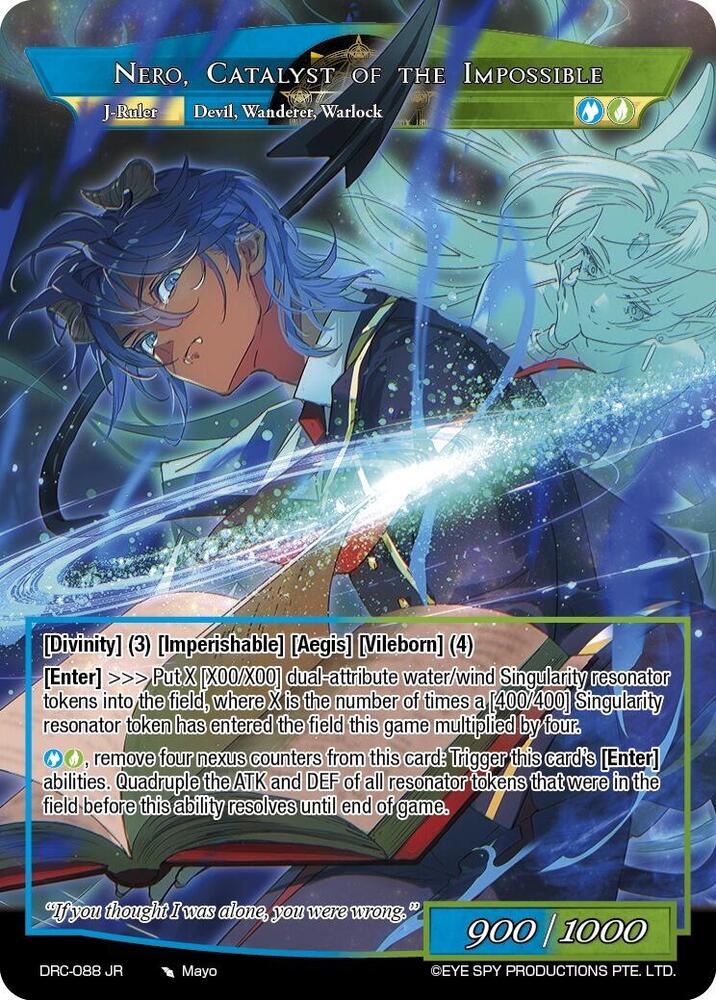 The Halfblood Prodigy, Nero // Nero, Catalyst of the Impossible ...