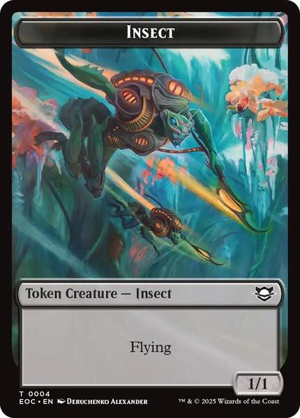 Insect // Elemental (0007) Double-Sided Token - Commander: Edge of Eternities - Magic: The ...