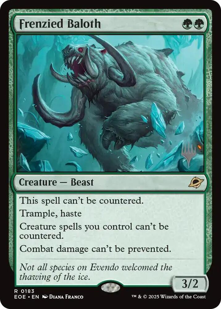 Frenzied Baloth - Promo Pack: Edge of Eternities - Magic: The Gathering ...