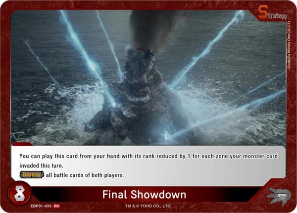 Final Showdown (EBP01-033) - Booster Set 1: Godzilla VS. Godzilla ...