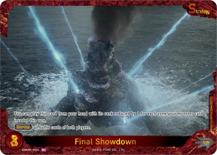 Final Showdown (EBP01-033+) - Booster Set 1: Godzilla VS. Godzilla - Godzilla Card Game ...