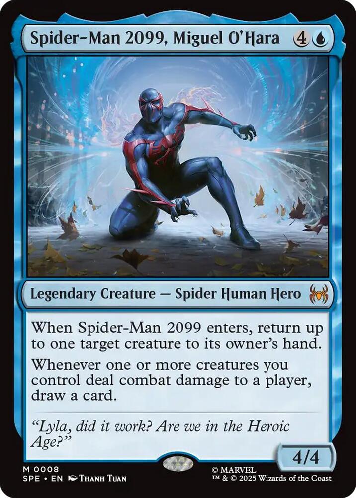 Spider-Man 2099, Miguel O'Hara - Marvel's Spider-Man: Eternal-Legal - Magic: The Gathering ...