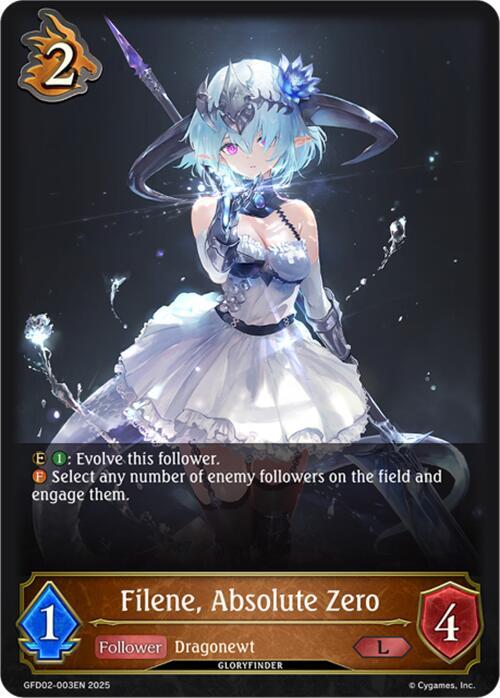 Filene, Absolute Zero - GFD02: Treacherous Ambitions - Shadowverse ...