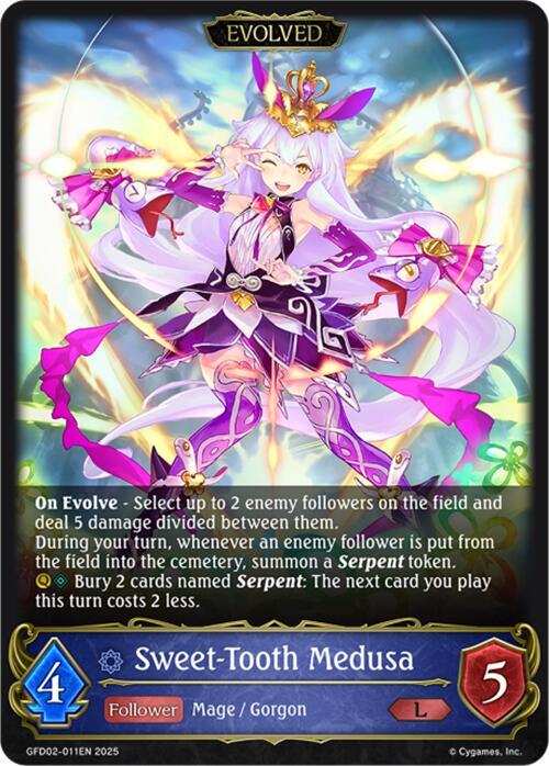 Sweet-Tooth Medusa (Evolved) - GFD02: Treacherous Ambitions ...