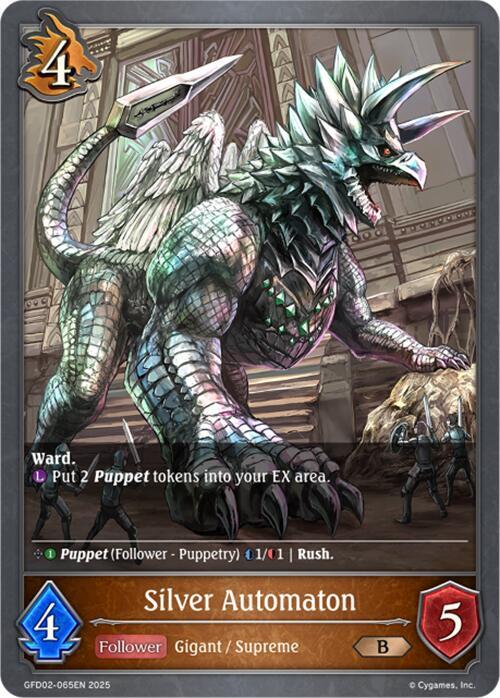 Silver Automaton - GFD02: Treacherous Ambitions - Shadowverse: Evolve ...