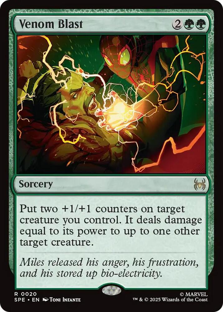 Venom Blast - Marvel's Spider-Man: Eternal-Legal - Magic: The Gathering ...