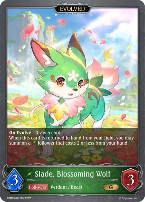 Slade, Blossoming Wolf (Evolved) - GFD01: Luxheart Legends - Shadowverse: Evolve - TCGplayer.com